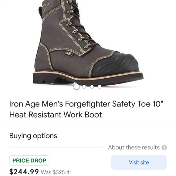 Iron Age | Shoes | Iron Age Mens Forgefighter Heat Resistant Safety Toe ...